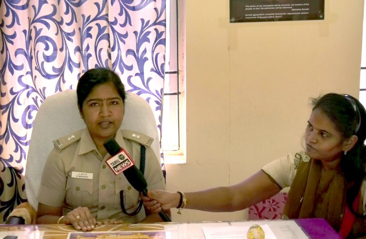 Honor of Women's Day - ADSP Tmt M.Meenatchi byte - Police Magazine